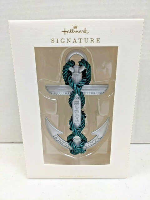 2019 Hallmark Signature Anchor Ornament for sale online | eBay