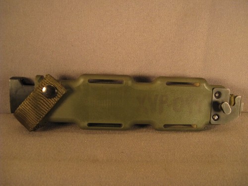 PHROBIS M9 M-9 FIGHTING KNIFE SCABBARD SHEATH EXCELLENT WITH STONE | eBay