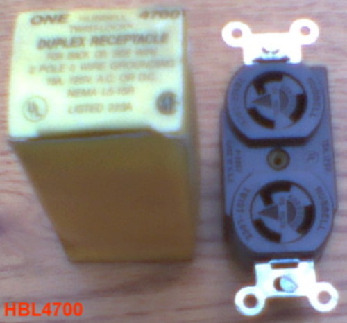 Hubbell HBL4700 15A 125V Receptacle for sale online | eBay