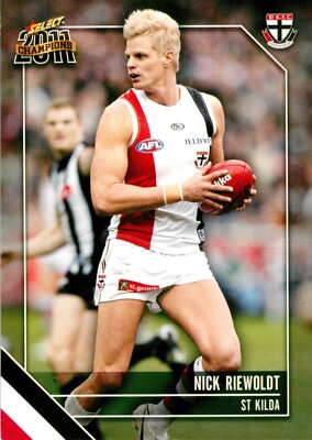 2011 ST KILDA SAINTS AFL Card NICK RIEWOLDT | eBay Australia