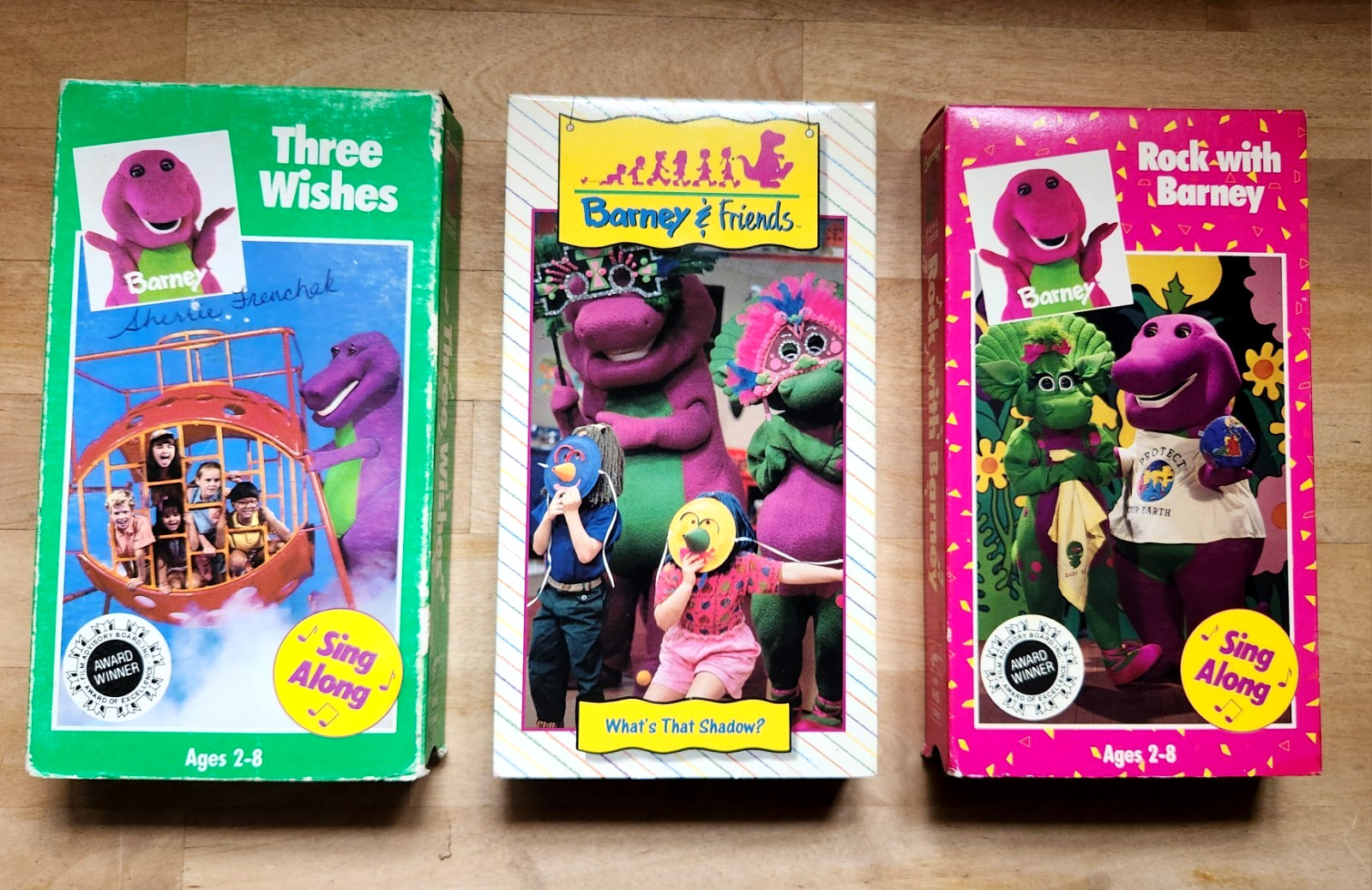 Lot Of 3 Barney VHS Tapes - What's That | Grelly USA