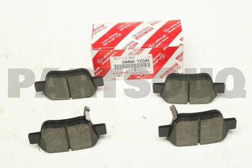 04466YZZAH Genuine Toyota PAD KIT DISC BRAKE 04466-YZZAH | eBay