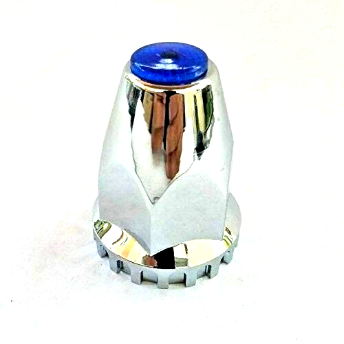 Threaded Lug Nut Cover with Flange 33mm x 2 1/8 BLUE Color Top ...