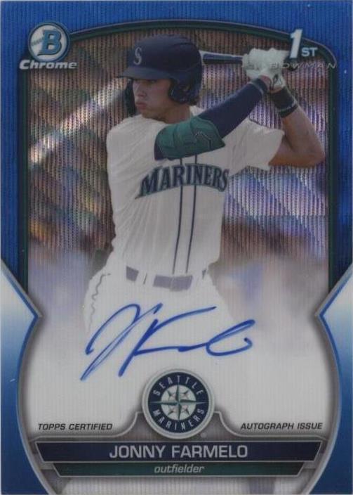 2023 Bowman Draft - Chrome Prospect Autographs Jonny Farmelo #CDA-JF ...