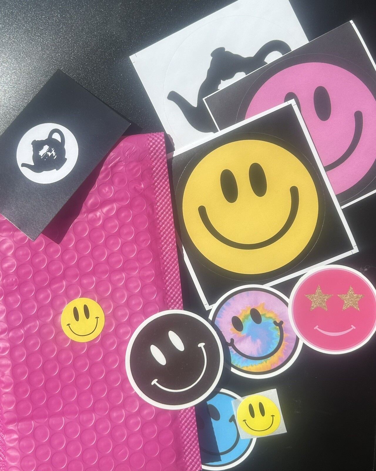 80 Smiley Face Stickers Acid House Raver Decal DJ / Promoter / Sticker ...
