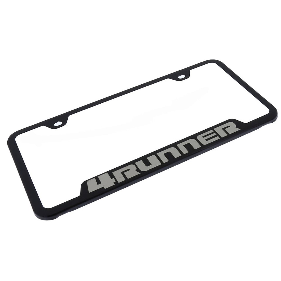 Toyota 4Runner License Plate Frame (Black) | eBay