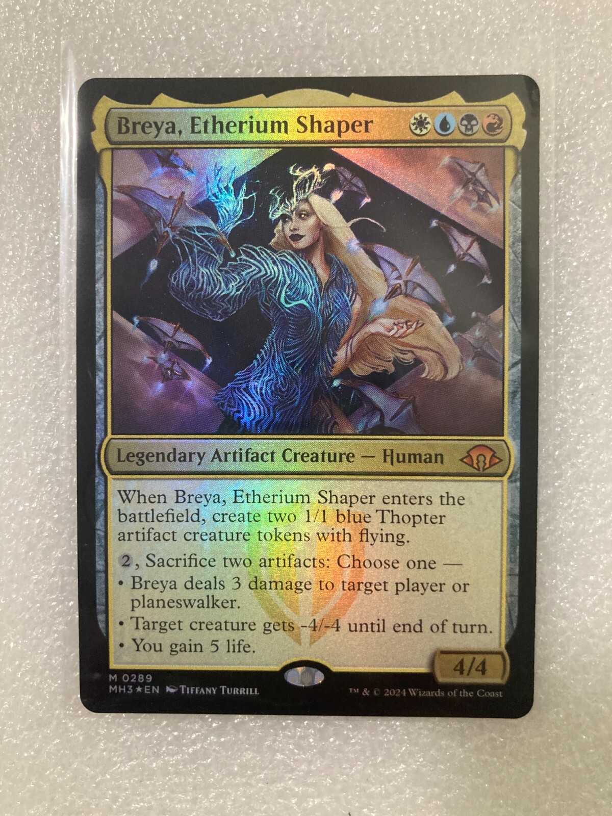 MTG 2024 Magic MH3 289 FOIL Breya, Etherium Shaper Modern Horizons 3 ...