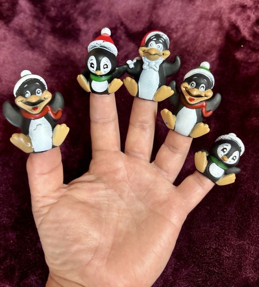Rubber Penguin Finger Puppets - Lot of 24 | eBay