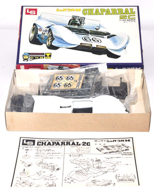 Rare Vintage LS 1/24 Chaparral 2C Wind‑up Model Kit 1970s Japan ...