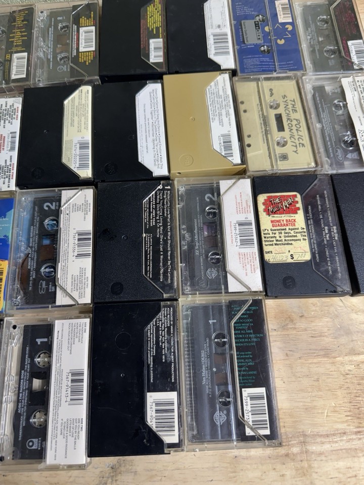 80’s & 90’s Rock Cassette Tape Lot Of 29 | eBay