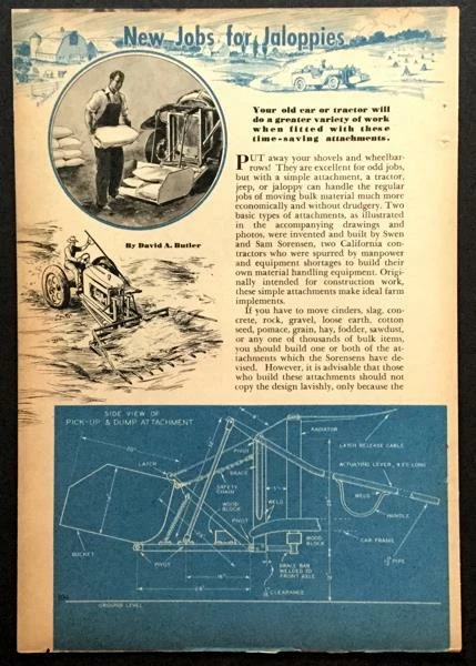Garden Tractor Bucket Loader Scoop Plans | Fasci Garden