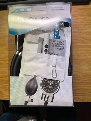 ADC Stethoscope and Blood Pressure Cuff Kit Black -Pro’s Combo | eBay