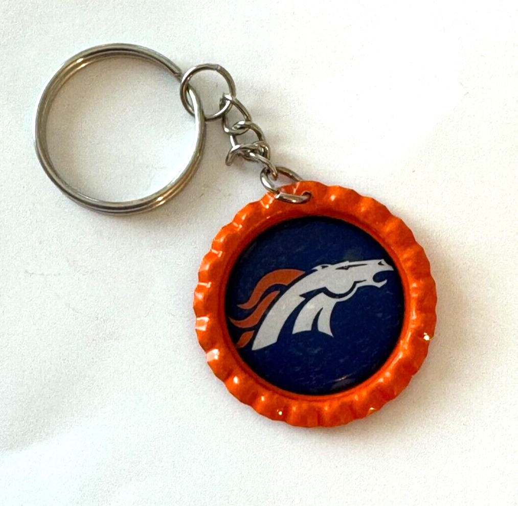 Beautiful Denver Broncos inspired keychain. | eBay