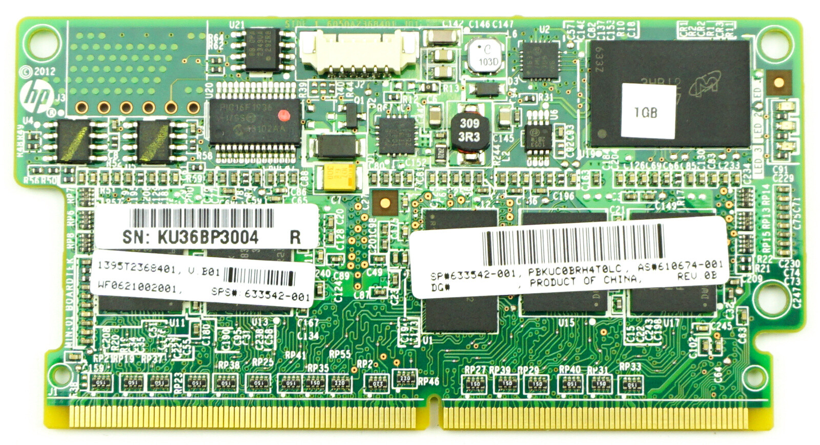HP (633542-001) Smart Array P420, P421 - 1GB FBWC Controller Memory ...