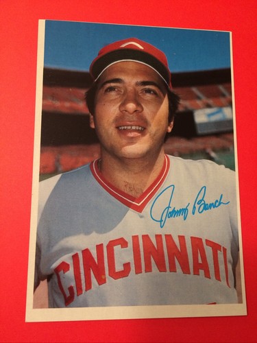 1980 Topps Super 5x7 Johnny Bench.Card No 3 | eBay