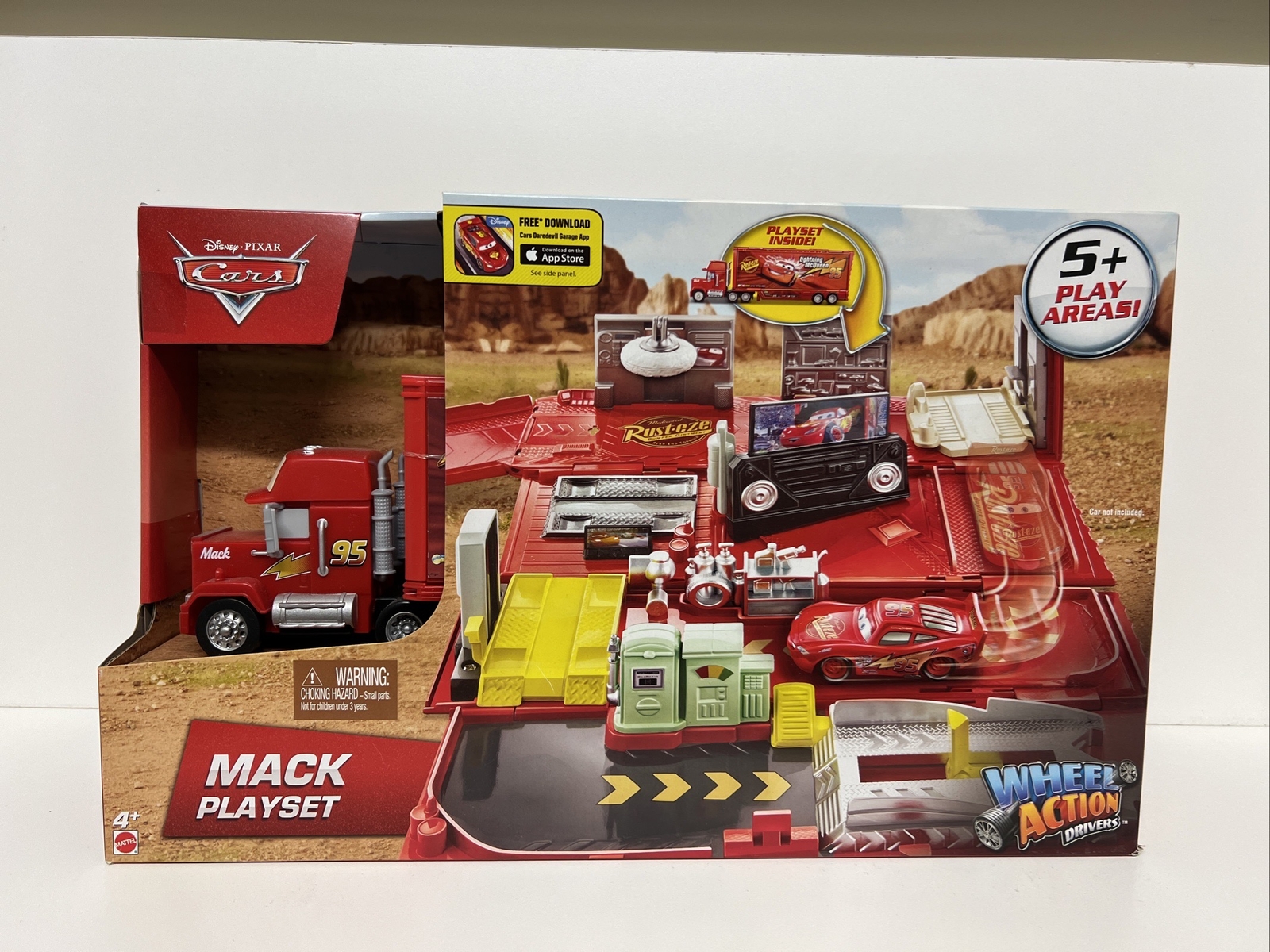 Disney Pixar Cars Wheel Action Drivers Mack Playset Ship for sale ...