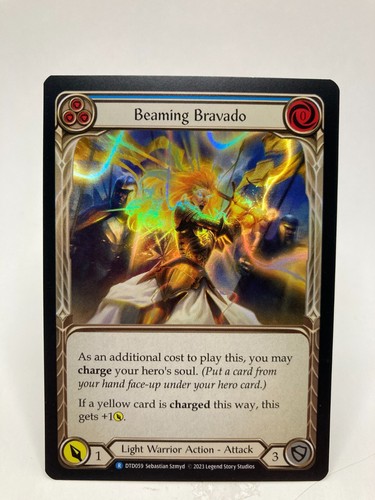 Beaming Bravado NM/M* FOIL Dusk Till Dawn - Flesh And Blood 059 BLUE ...