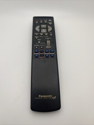 Panasonic VSQS1250 TV VCR VHS Remote Control - Black - OEM Program ...