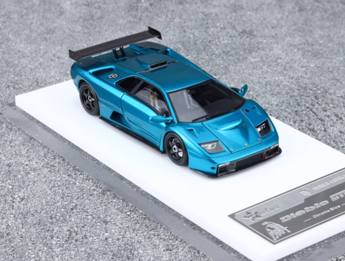 Fuelme 1:64 Blue Diablo GTR Racing Sports Model Diecast Resin Car | eBay