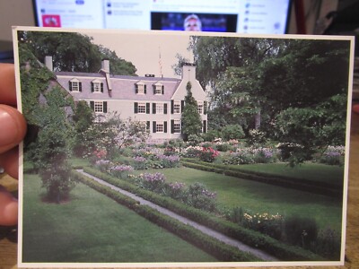 N1 MASSACHUSETTS Postcard Quincy John Adams President Peacefield House ...