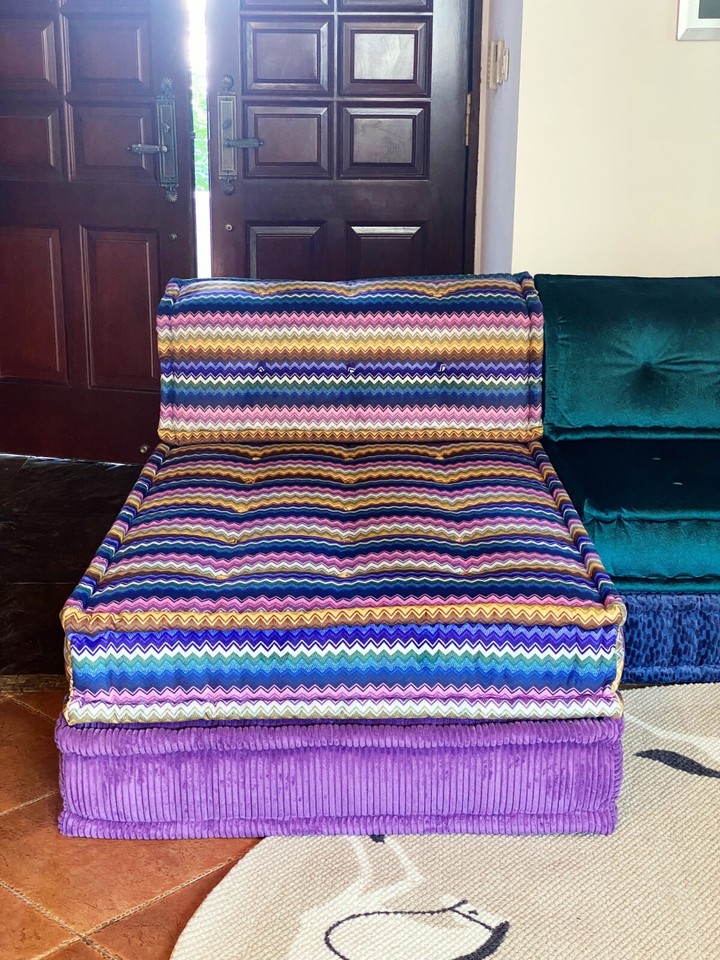 Boho Moroccan Modular Sectional Mah Jong Sofa Couch - Custom Lounge ...