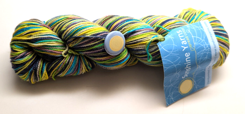 Sunshine Yarns Spread Color Twist Superwash Sock Yarn 100% Merino 100g ...