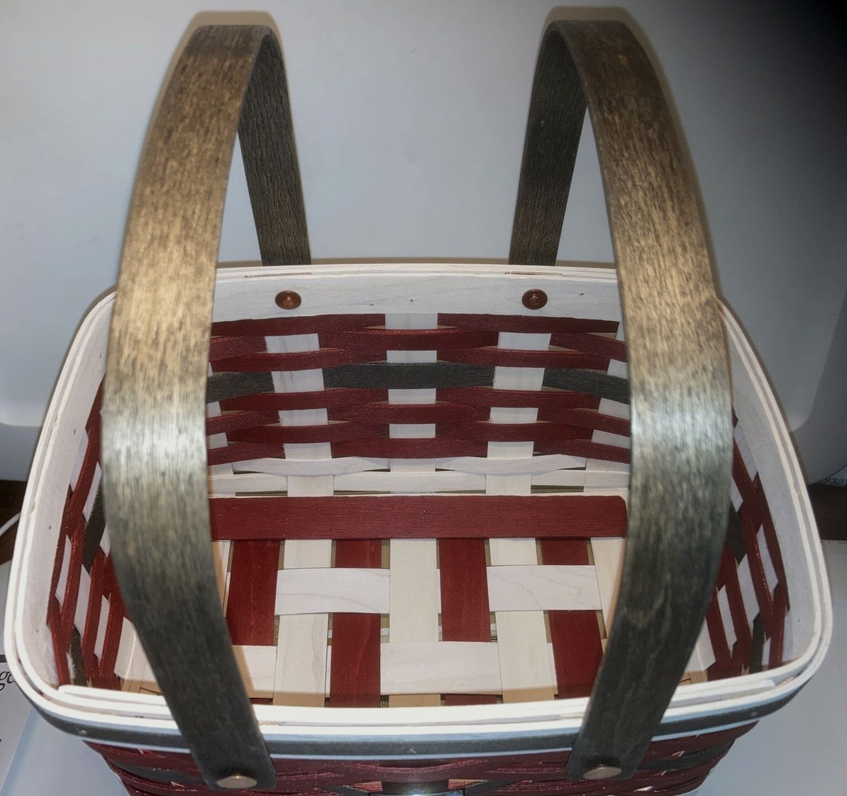 Longaberger 2022 Santa Belly Suspender Rectangle Basket Set-NEW!!! | eBay