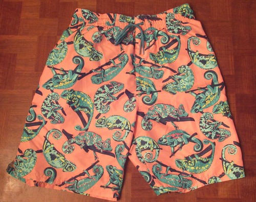 Old Navy chameleon swim trunks board shorts size LARGE Mesh Liner | eBay