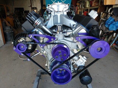 MOPAR DODGE 440-500 CI ENGINE HI PERF COMPLETE ASSEMBLY SOLID CAM 600HP ...