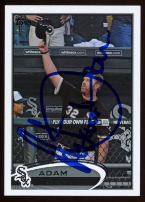 2012 Topps ADAM DUNN Signed Card autograph AUTO REDS WHITE SOX | eBay
