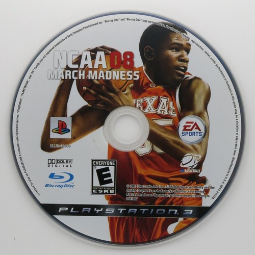 NCAA 08 March Madness PlayStation 3 Video Game Basketball Sports - Disc ...