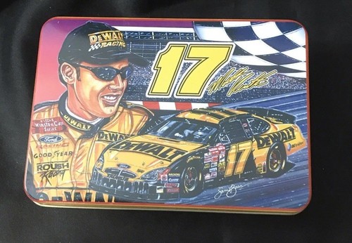 NASCAR #17 Matt Kenseth DeWalt Storage Tin Box Sam Bass Collectors ...