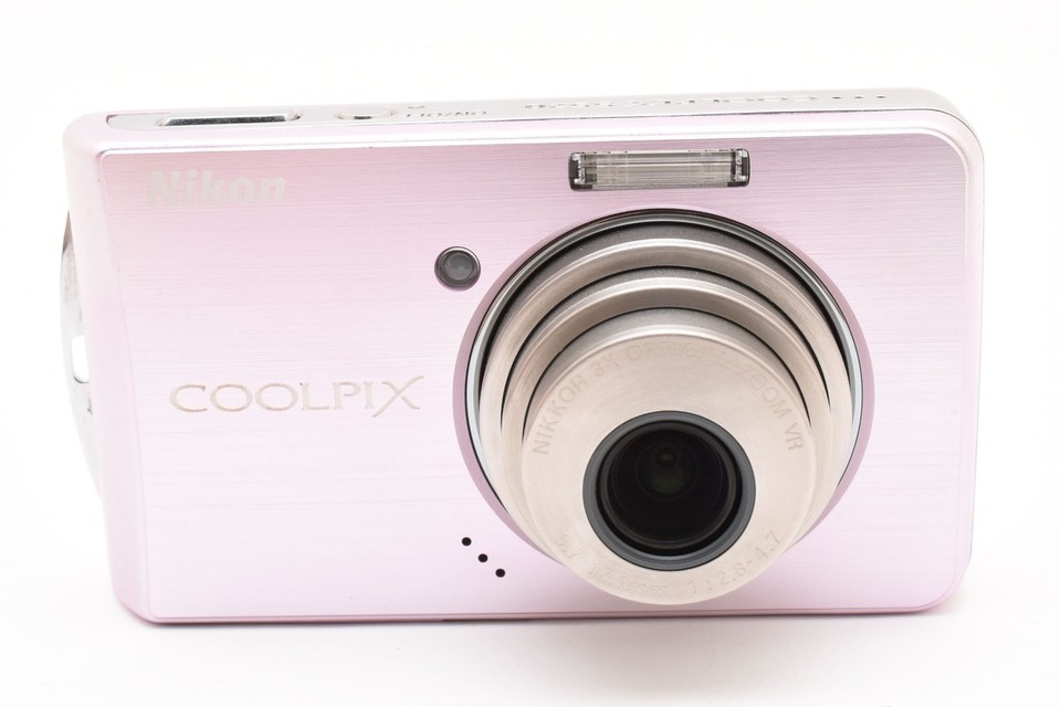 Nikon Coolpix S520 Pink 8.0MP Compact Digital Camera w/case JAPAN [Near ...