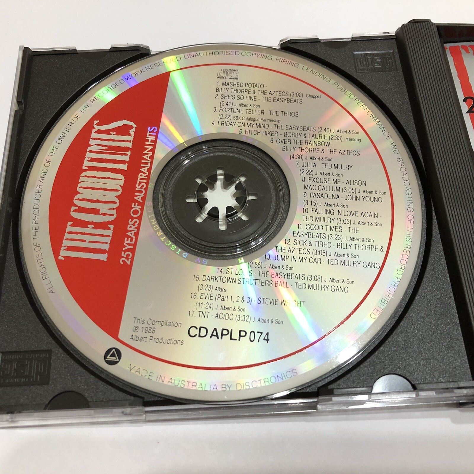 Various – The Good Times/25 Years Of Australian Hits SET 2 CD Very Good ...