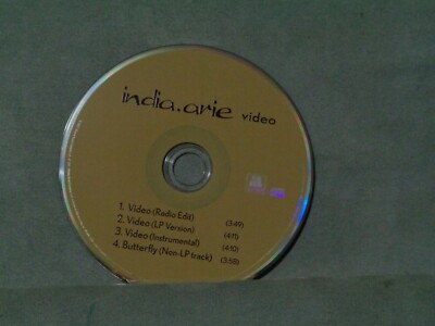 NO CASE CD: DISC ONLY INDIA ARIE VIDEO RARE VERSION 4 TRACKS MOTOWN ...