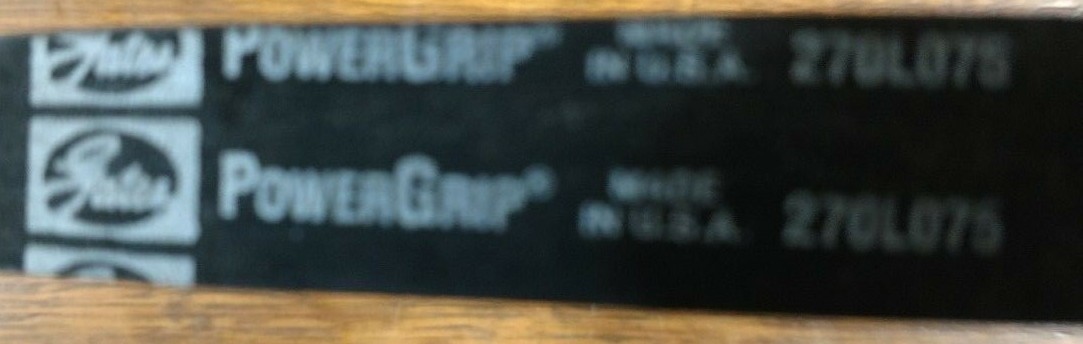 NEW Gates 270L075 PowerGrip Timing Belt | eBay