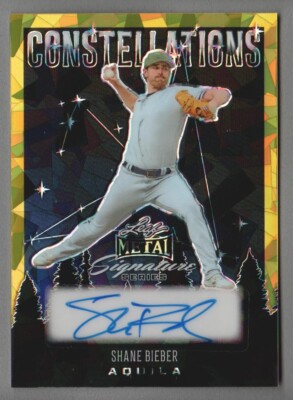 2024 Leaf Metal Signature Series AUTOGRAPH #C-SB1 Shane Bieber 1/1 AUTO ...