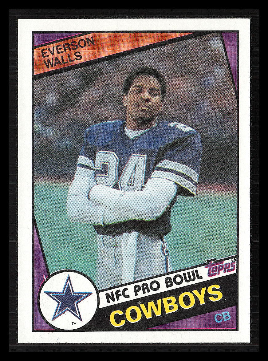 Everson Walls 1984 Topps #247 Dallas Cowboys | eBay