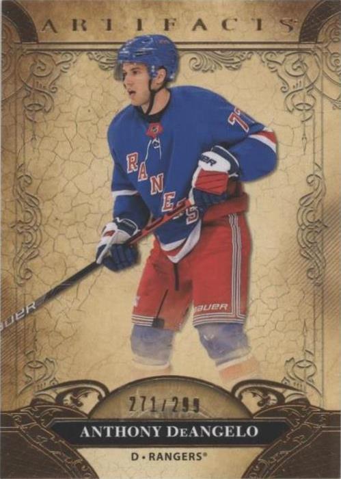 2020-21 Upper Deck Artifacts - Anthony DeAngelo #10 Copper /299 for ...