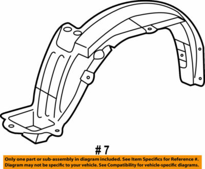 53876-35090 Toyota Liner, front fender, lh 5387635090, New Genuine OEM ...