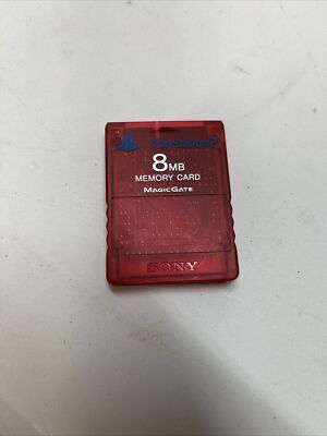Official Sony OEM PlayStation 2 PS2 8MB Magic Gate Memory Card SCPH ...