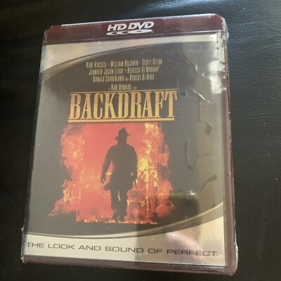 NEW Backdraft (HD DVD MOVIE BACK DRAFT Kurt Russell Robert DE Niro HI DEF 1991 25192778421| eBay