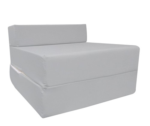 Fold Out Single Chair Z Bed Sofa Guest Futon Chair Bed Lounger Mattress ...