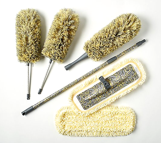 Campanelli 7 Pc Premium Microfiber Duster Mop System Cleaning | eBay