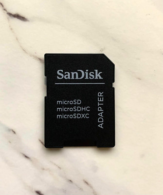 SanDisk Adapter Micro SD Card SD SDHC SDXC TF Memory Card Adapter | eBay
