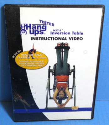 Teeter Hang Ups NXT-R Inversion Table Instructional Video DVD | eBay