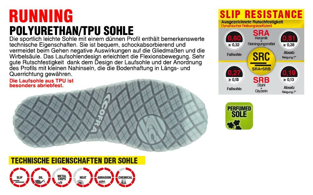 Arbeitsschuhe COFRA® HARDY S3 ESD Sicherheitsschuhe NAHTLOSER TECHSHELL ...