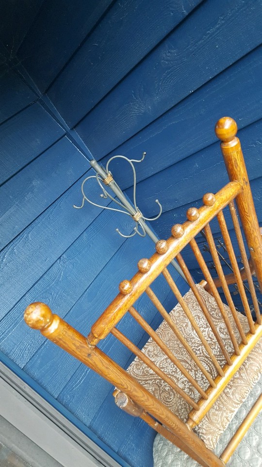 19c Spindle Back Antique Rocking Chair Sewing/nursing Rocker NC ...