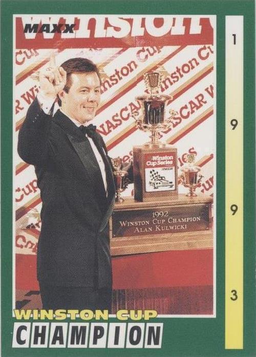 1993 Maxx - Alan Kulwicki #190 for sale online | eBay