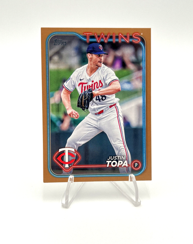 2024 Topps Update Series - Justin Topa - Gold /2024 - Minnesota Twins ...